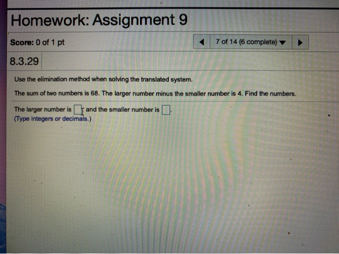 Solved Homework Assignment 9 Score 0 Of 1 Pt 7 Of 14 6