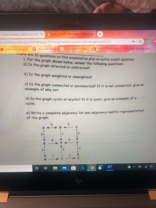 Solved Course Modules: 20/SP.CSC-236 X M (no subject) | Chegg.com