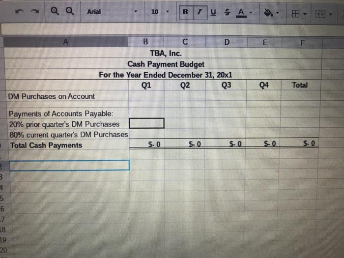 Solved Page 1 of 3 2 TBA, Inc., manufactures and sells | Chegg.com