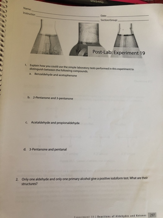 Solved Name: Instructor Date Section Group: _ 2222222222 | Chegg.com