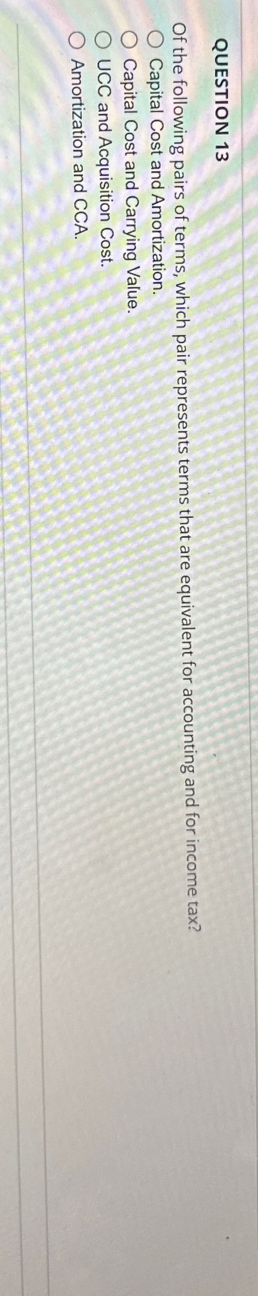 Solved QUESTION 13Of the following pairs of terms, which | Chegg.com