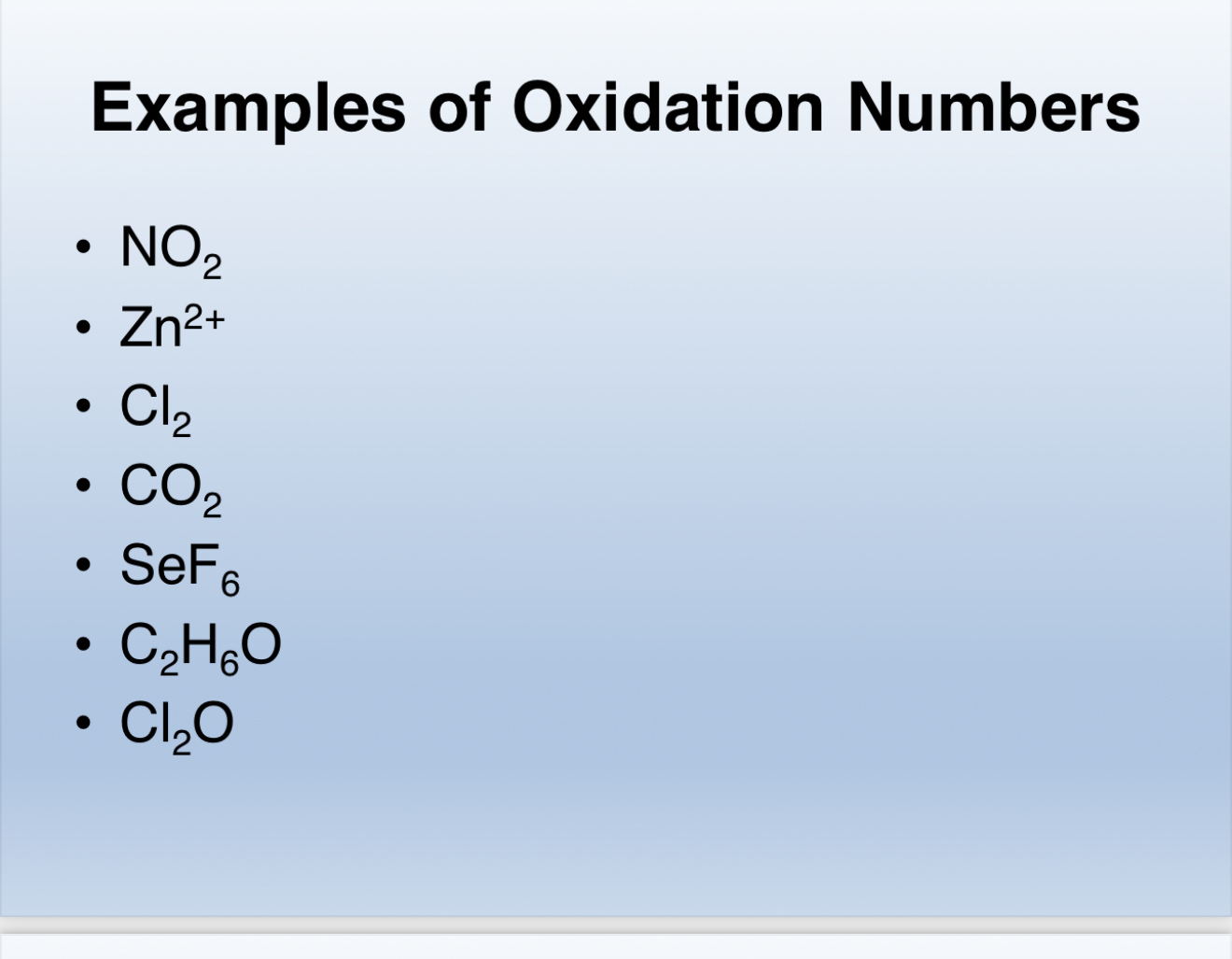 High Quality SOLUTION Examples of Oxidation | Chegg.com