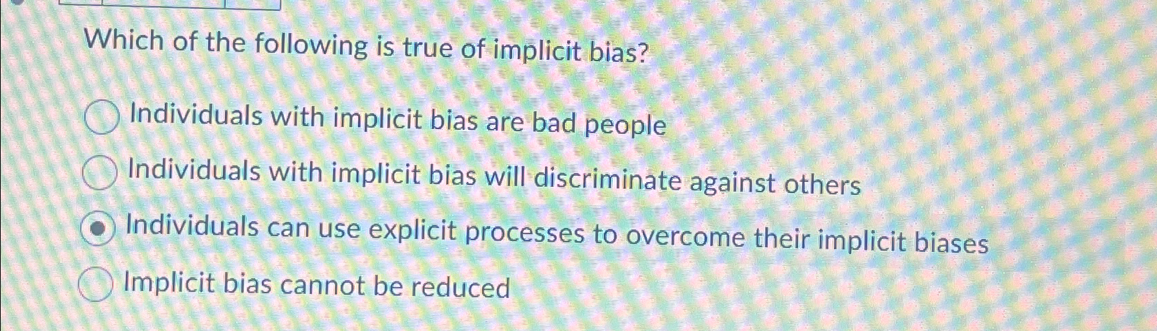 Solved Which of the following is true of implicit | Chegg.com
