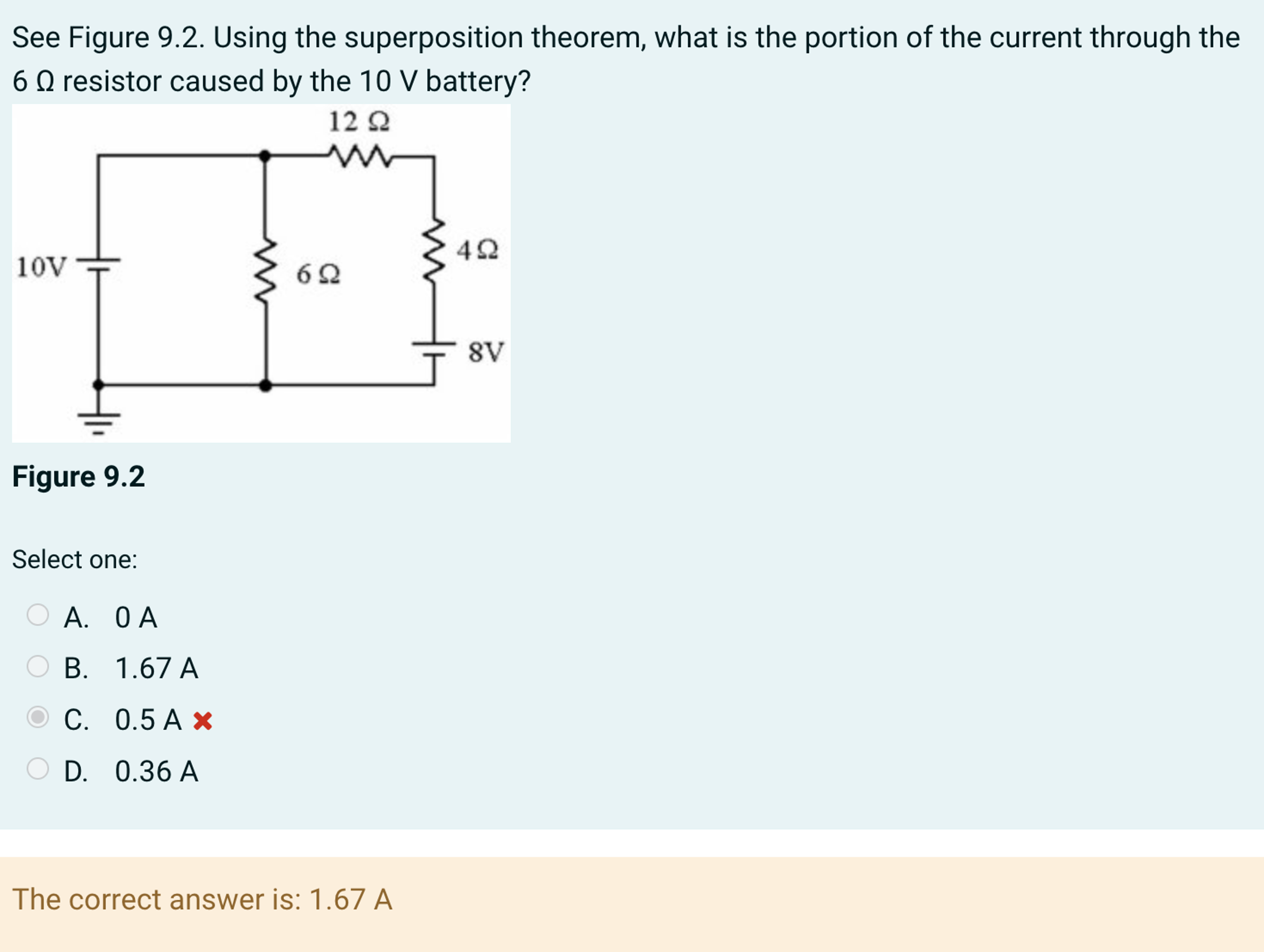 Solved See Figure 9.2. ﻿Using the superposition theorem, | Chegg.com