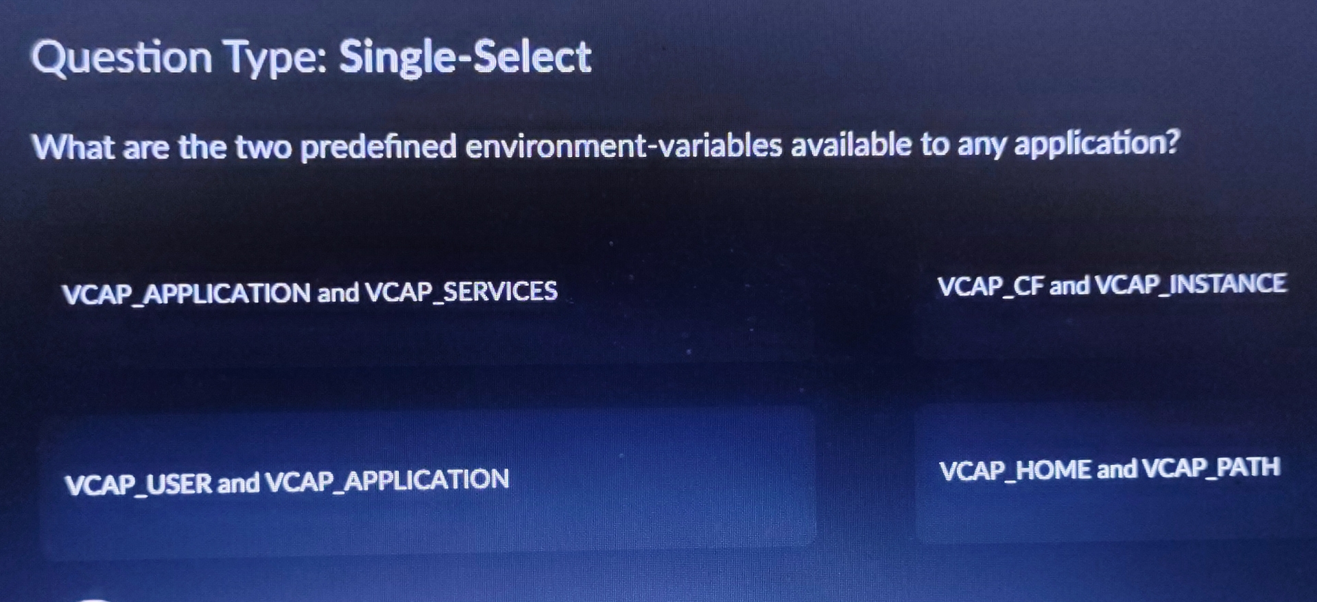 Solved Question Type: Single-SelectWhat are the two | Chegg.com