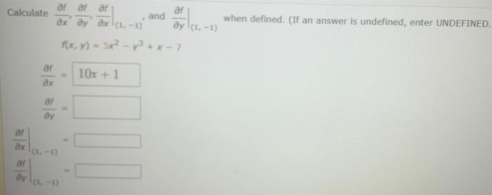 Solved Calculate when defined. (If an answer is undefined, | Chegg.com