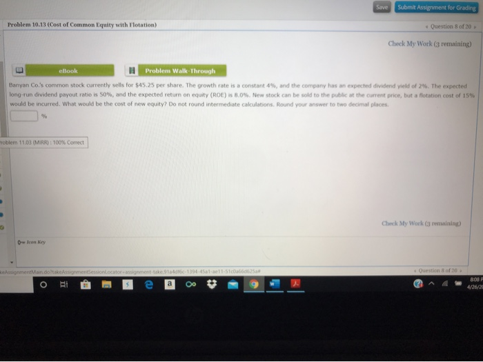 Solved Save Submit Assignment for Grading Problem 10.13 | Chegg.com