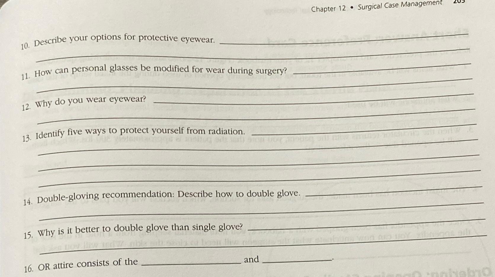 Solved Chapter 12 - ﻿Surgical Case Management10. ﻿Describe | Chegg.com