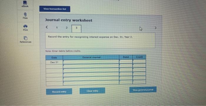 Solved Exercise 10-16A (Algo) Straight-line amortization for | Chegg.com