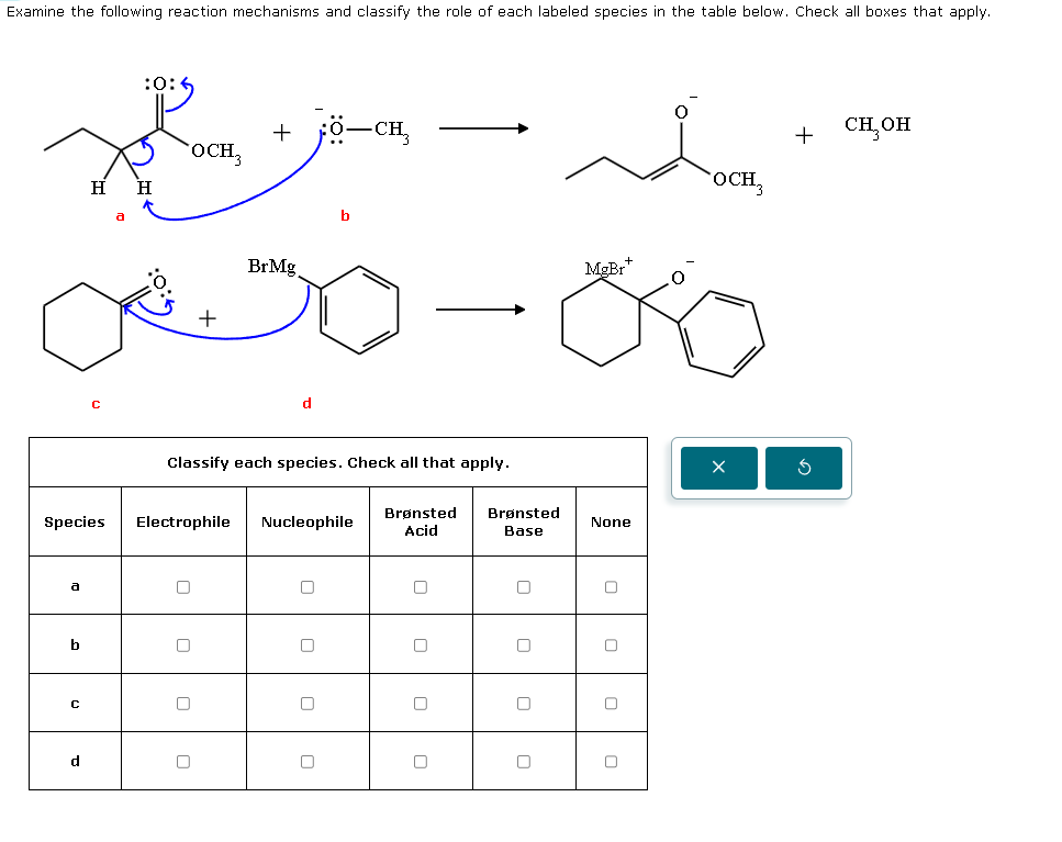 Solved Ask a question... Examine the following reaction | Chegg.com