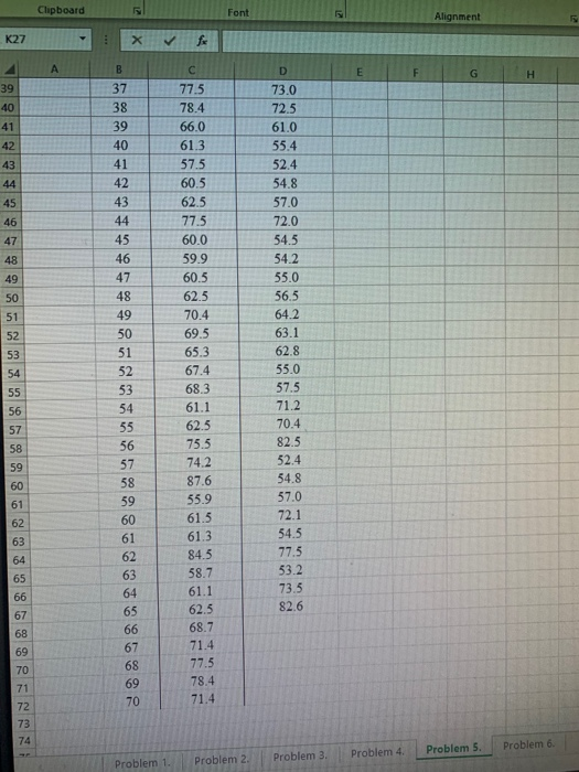 Solved Clipboard Font Alignment 27 х fr B E F G H A | Chegg.com