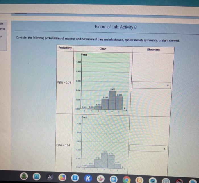 Solved Binomial Lab Activity 1 Instructions Move The Chegg