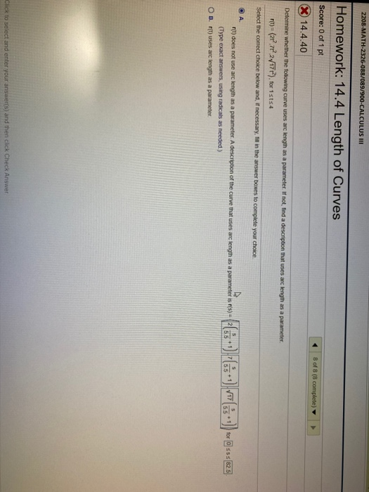 Solved 2208-MATH-2326-088/089/900-CALCULUS III Homework: | Chegg.com