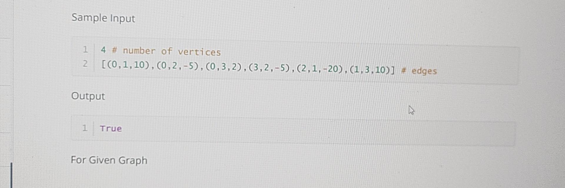 Solved Write a function IsNegativeWeightCyclePresent(WList) | Chegg.com