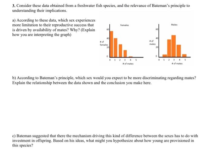 Solved 3. Consider these data obtained from a freshwater | Chegg.com Solved 3. Consider these data obtained from a freshwater | Chegg.com