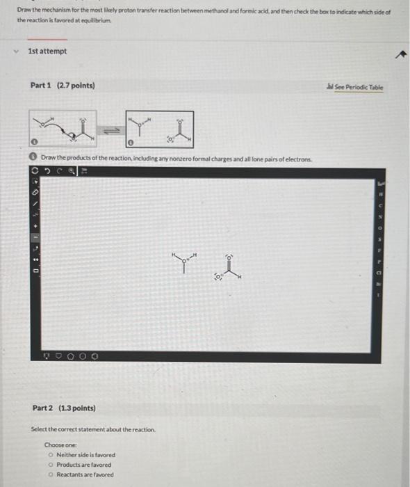 Solved Draw the mechanism for the most likely proton | Chegg.com
