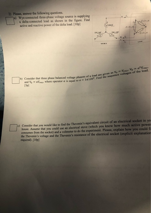 Solved 2) Please, answer the following questions. a) | Chegg.com