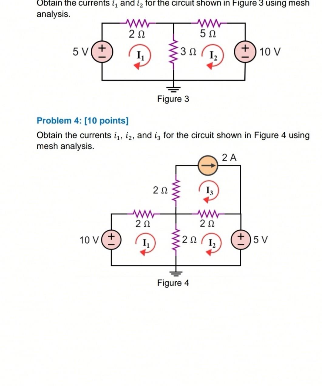 Solved Obtain the voltages V1, V2 and vz for the circuit | Chegg.com