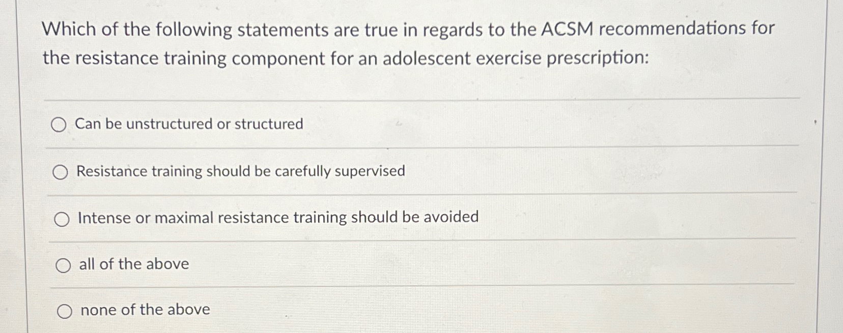 Solved Which of the following statements are true in regards | Chegg.com