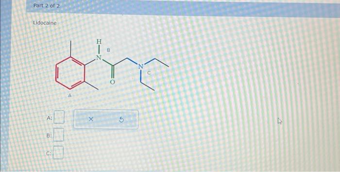 Solved Lidocaine Aspirin And Lidocaine Are Common