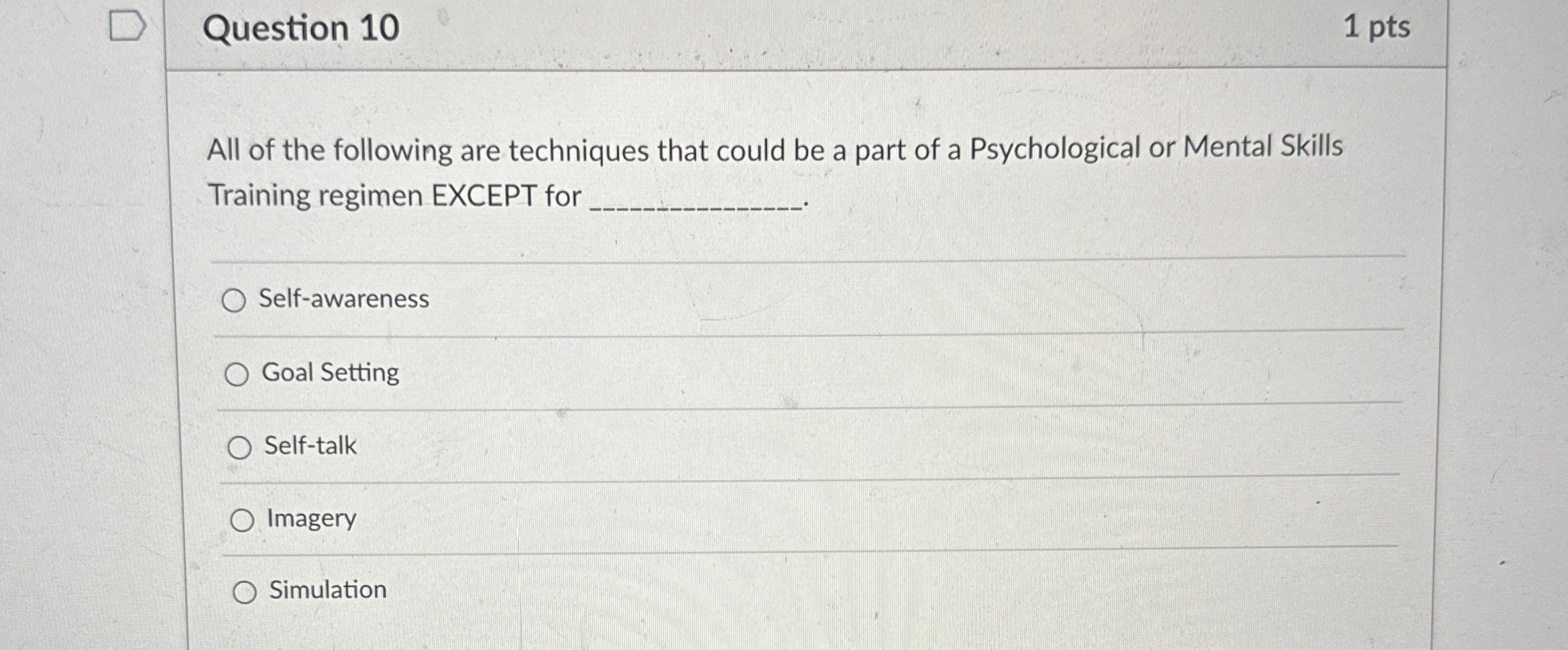 Solved Question 101 ﻿ptsAll of the following are techniques | Chegg.com