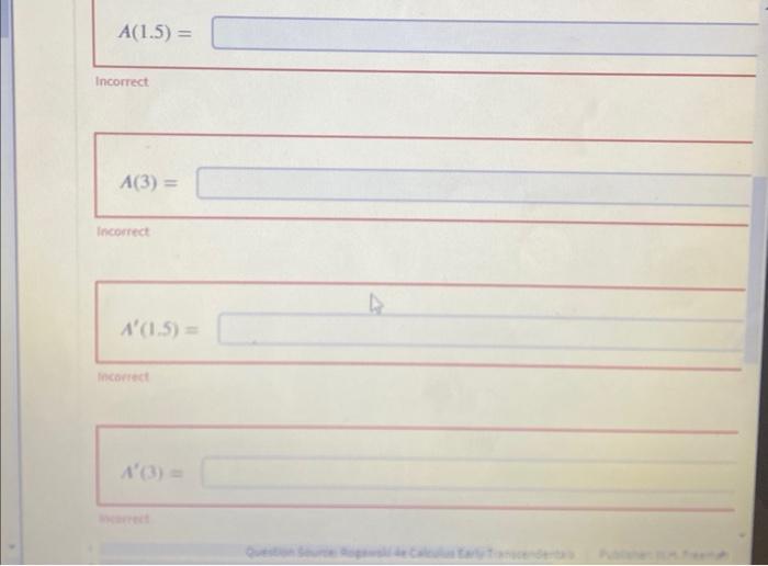 Solved Let A(x)=∫0xf(t)dt for f(x) in the following figure. | Chegg.com
