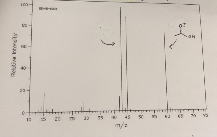 Solved Please provide the fragmentation mechanisms for | Chegg.com
