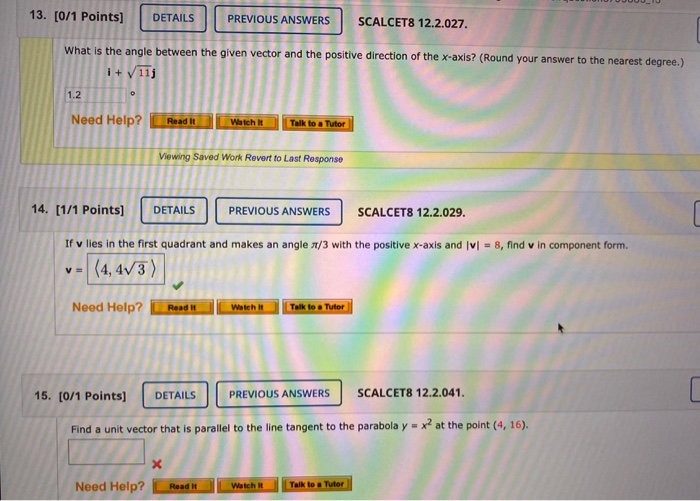 Solved 13. [0/1 Points] DETAILS PREVIOUS ANSWERS SCALCET8 | Chegg.com