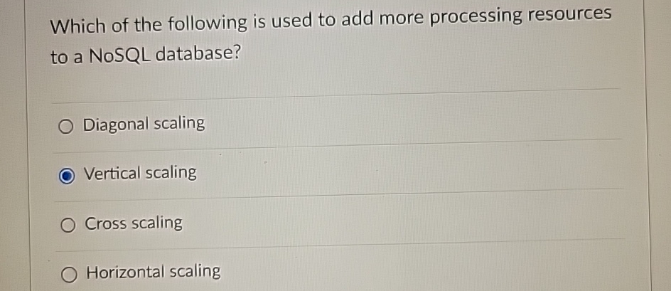 Solved Which of the following is used to add more processing | Chegg.com