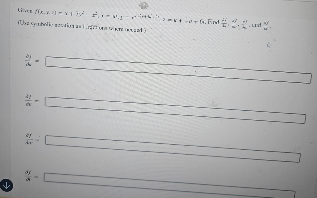 Solved (Use symbolic notation and frácfions where | Chegg.com