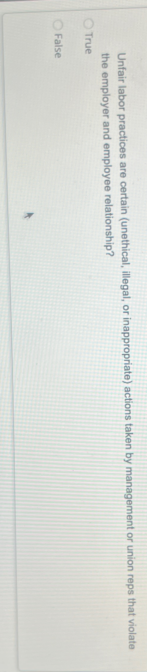 Solved Unfair labor practices are certain (unethical, | Chegg.com