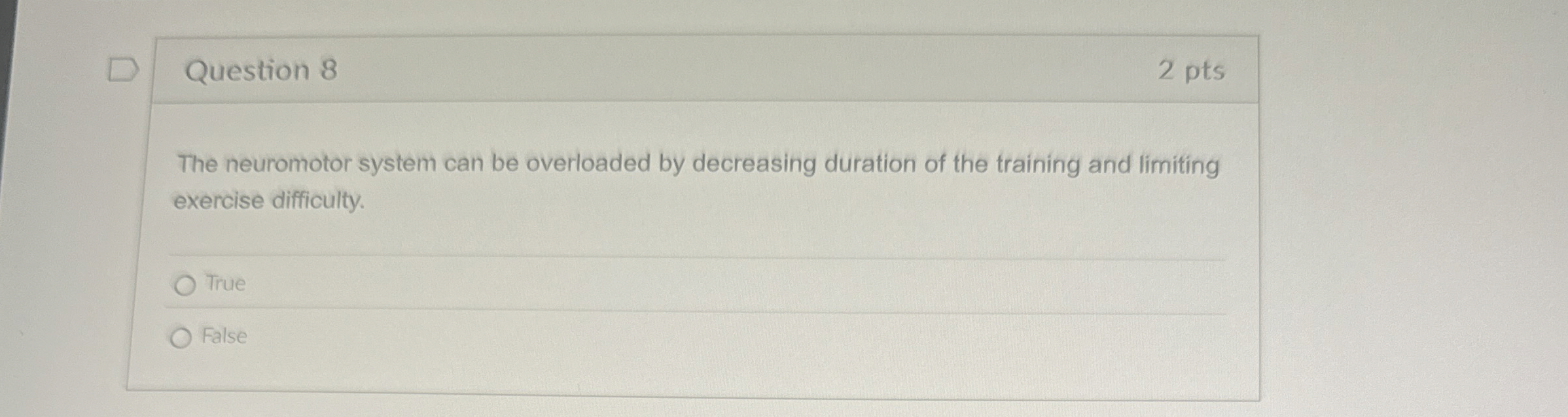Solved Question 82 ﻿ptsThe neuromotor system can be | Chegg.com