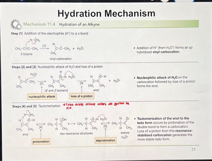 Solved Hello, in picture one you can see the hydration | Chegg.com