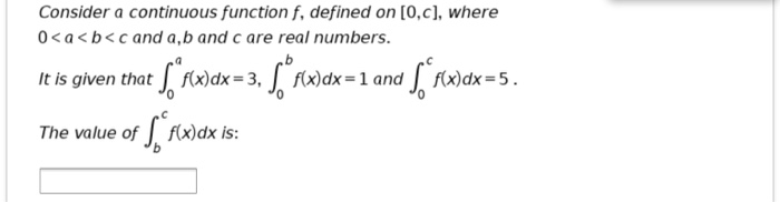 Solved Consider a continuous function f, defined on [0,C), | Chegg.com