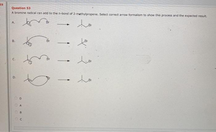 Solved ES Question 50 Which term best describes the process | Chegg.com