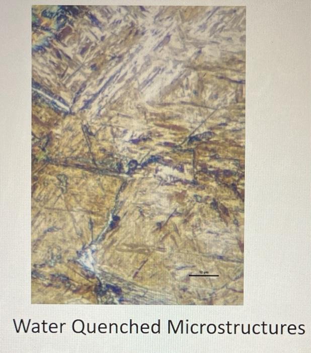 Solved Water Quenched Microstructures Q2. Attach an image | Chegg.com
