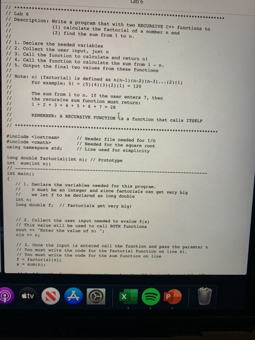 Solved Labb 17 // // Lab 6 17 Description: Write a program | Chegg.com