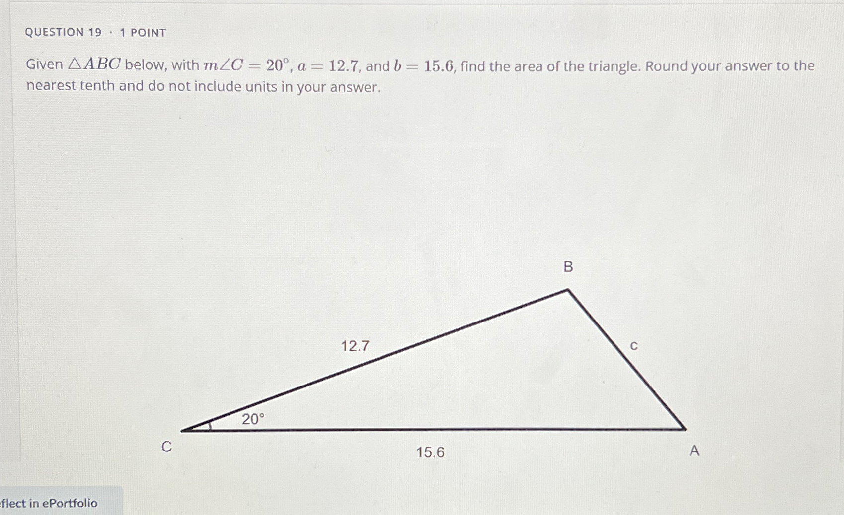 Solved QUESTION 191 ﻿POINTGiven ????ABC ﻿below, with | Chegg.com