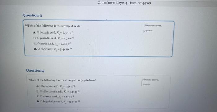 Solved Countdown: Days:-4 Time:-06:44:08 Question 3 Which of | Chegg.com