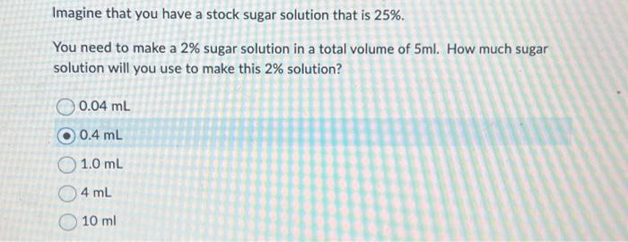 Solved is this correct?Imagine that you have a stock sugar | Chegg.com