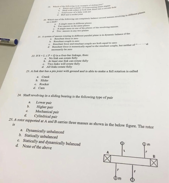 Solved w we shown, which ones have an oscillating follower? | Chegg.com
