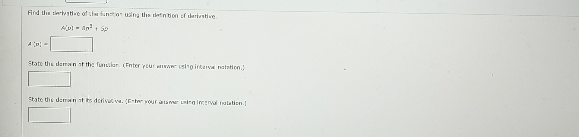 Solved Find the derivative of the function using the | Chegg.com