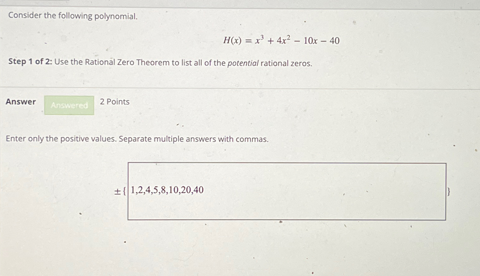 Solved Consider the following | Chegg.com