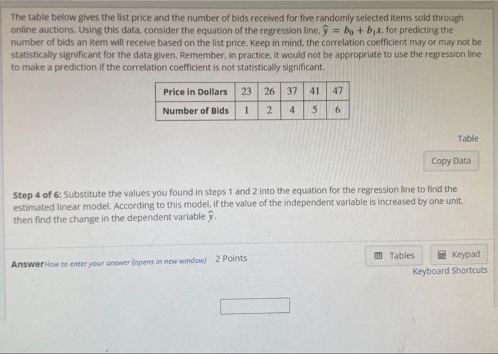 Solved The table below gives the list price and the number | Chegg.com