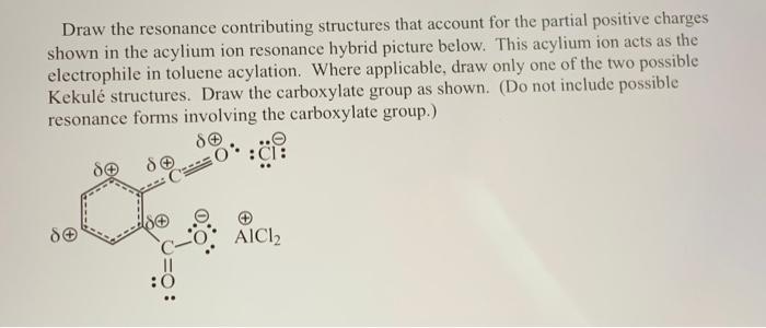 Solved Draw the resonance contributing structures that | Chegg.com