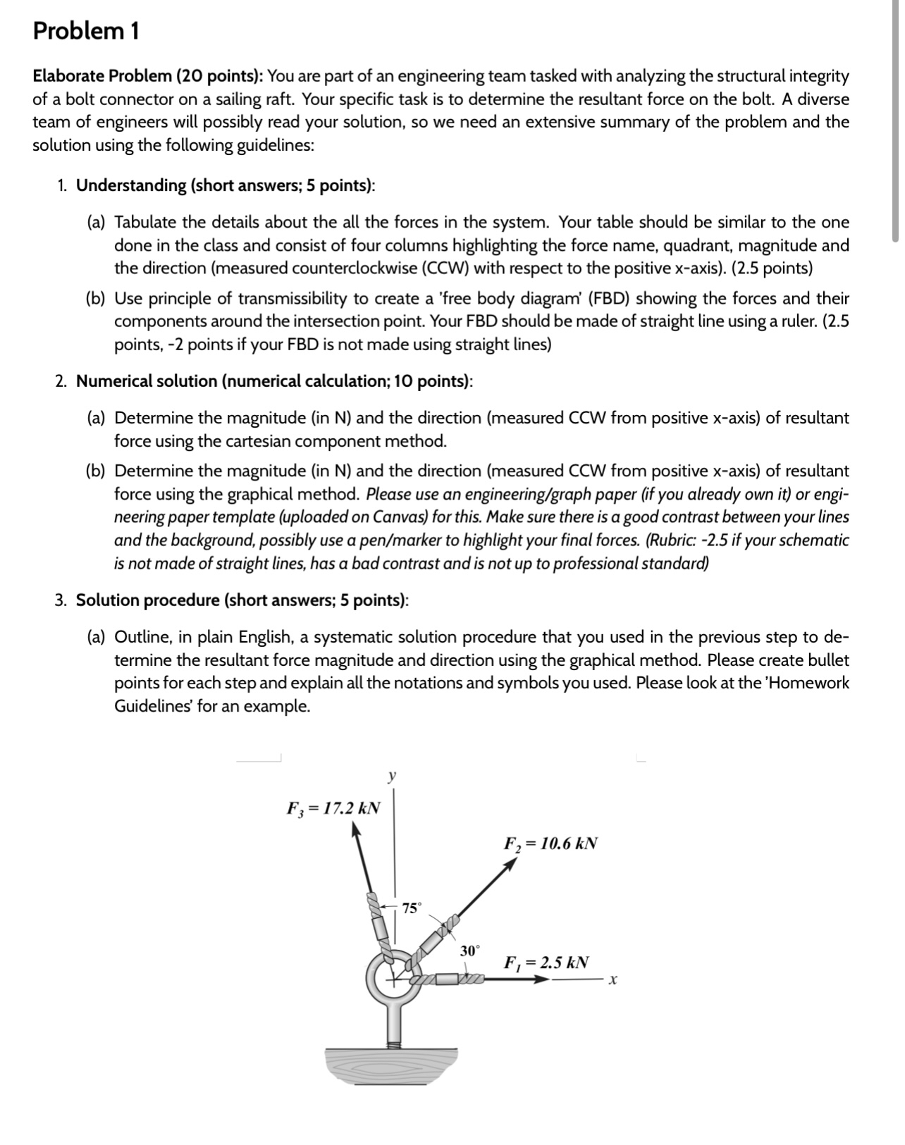 Solved Problem 1Elaborate Problem (20 ﻿points): You are part | Chegg.com