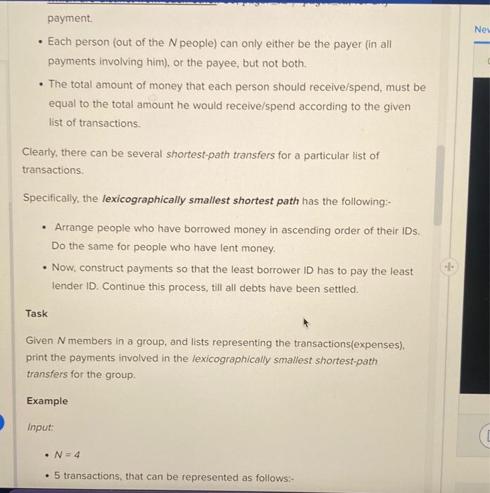 Solved Problem Statement In the Splitwise app, people form | Chegg.com