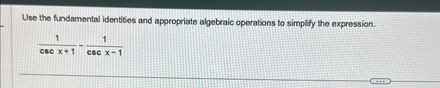 Solved Use the fundamental identities and appropriate | Chegg.com