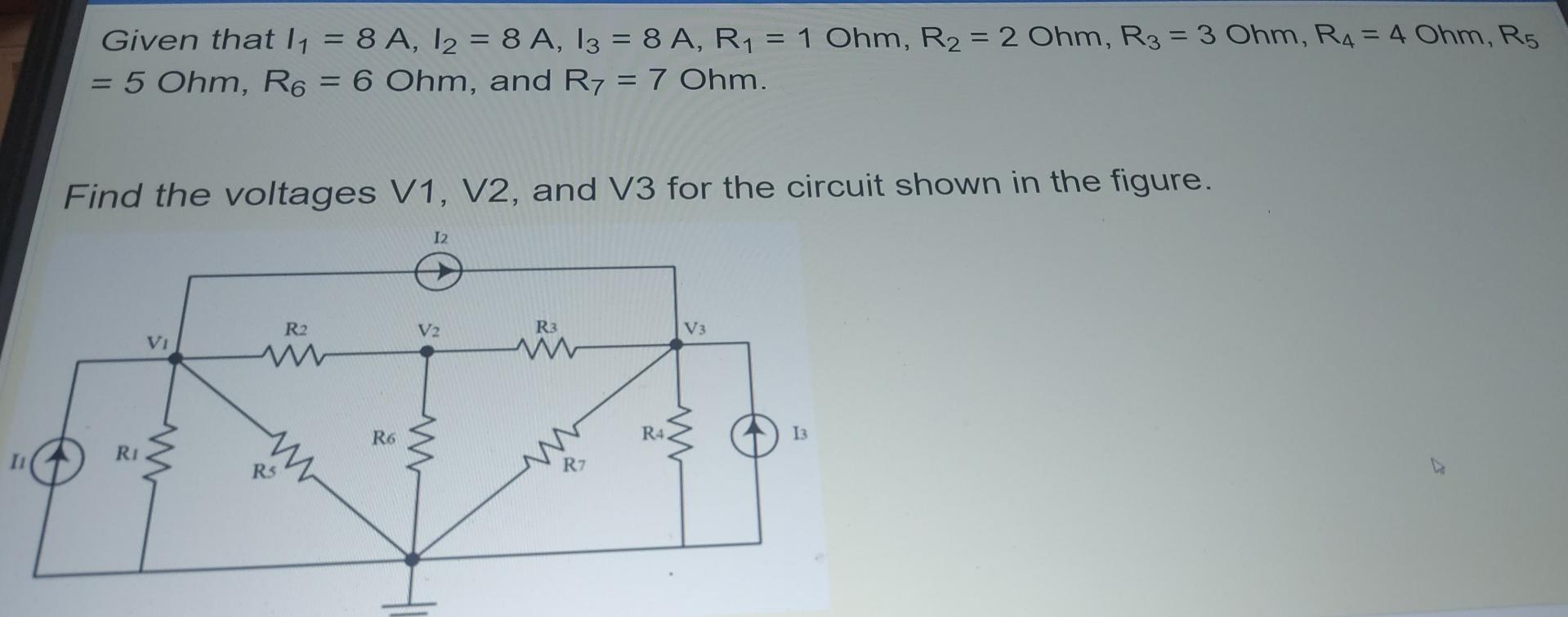Solved = = = 1 Ohm, R2 = 2 Ohm, R3 = 3 Ohm, R4 = 4 Ohm, R5 | Chegg.com