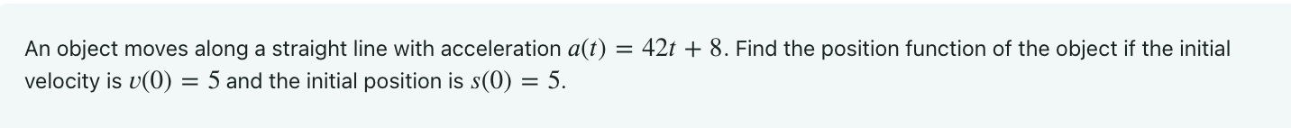Solved An object moves along a straight line with | Chegg.com